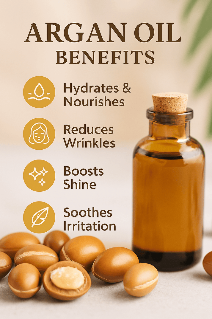 Virgin Argan Kernel Oil for Radiant Skin & Hair – Delune